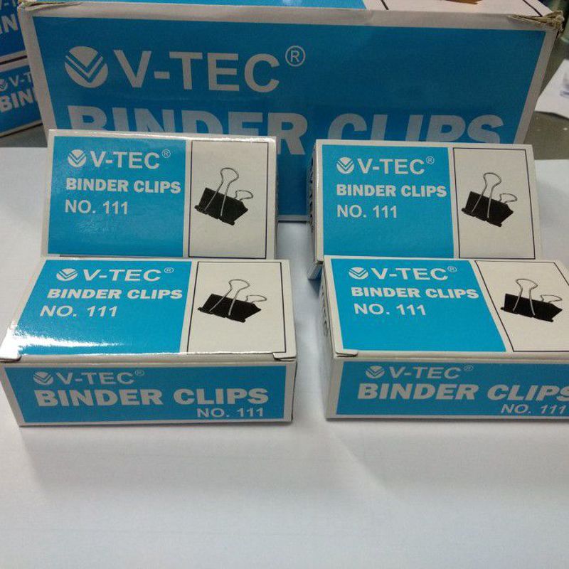 Binder Clips No 111 Warna Hitam V-Tec