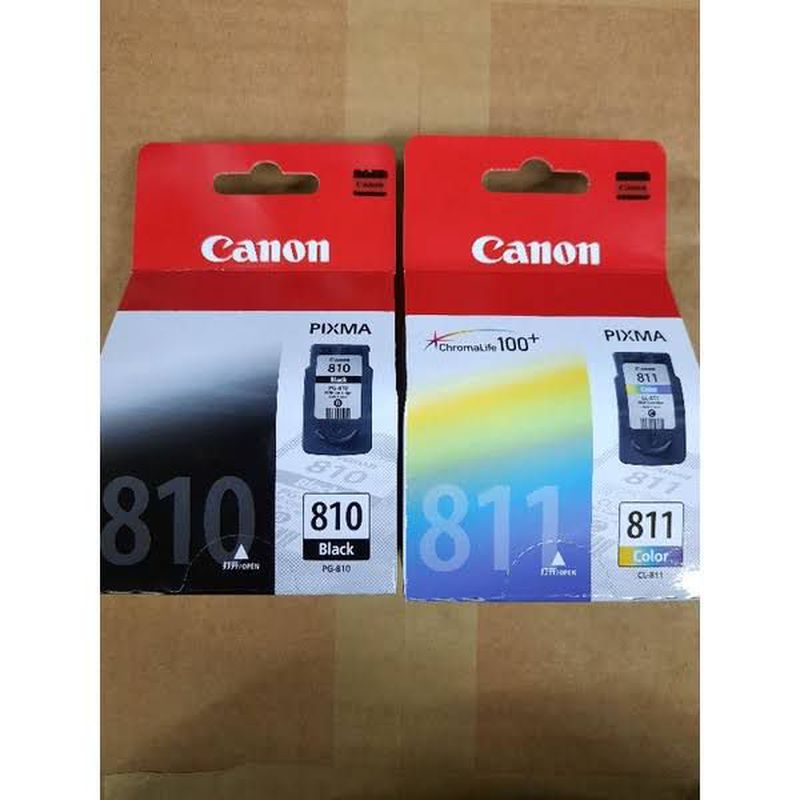 CARTRIDGE CANON 811 COLOUR DAN 810 HITAM - Kuning