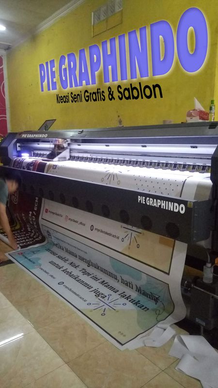 Cetak Banner bahan Matte Doff