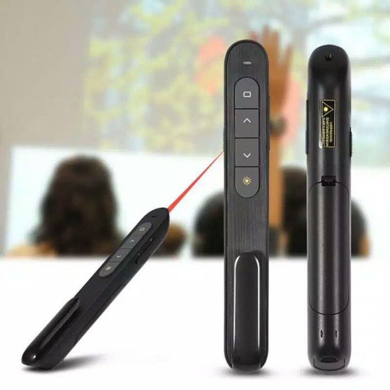 Wireless Remote Control USB PowerPoint Presentasi Laser Pointer