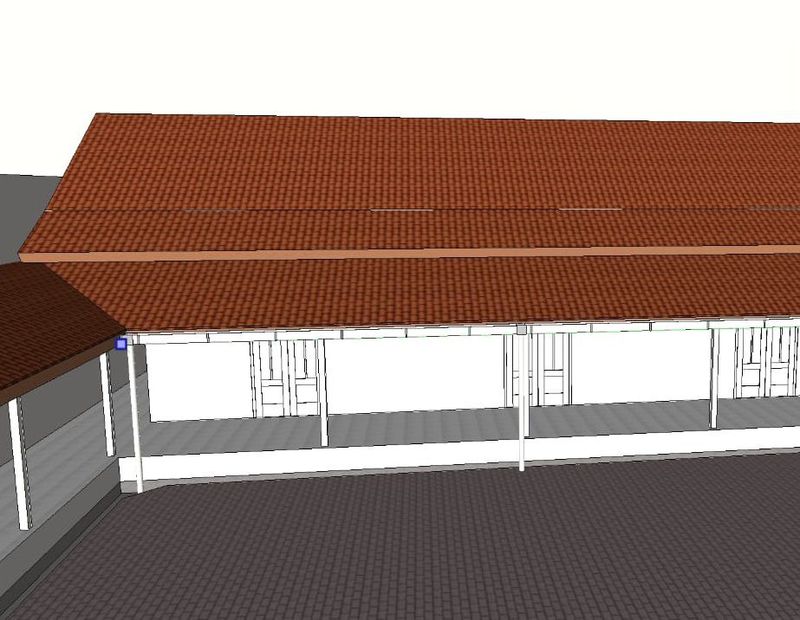 Pengecatan plafond eksisting