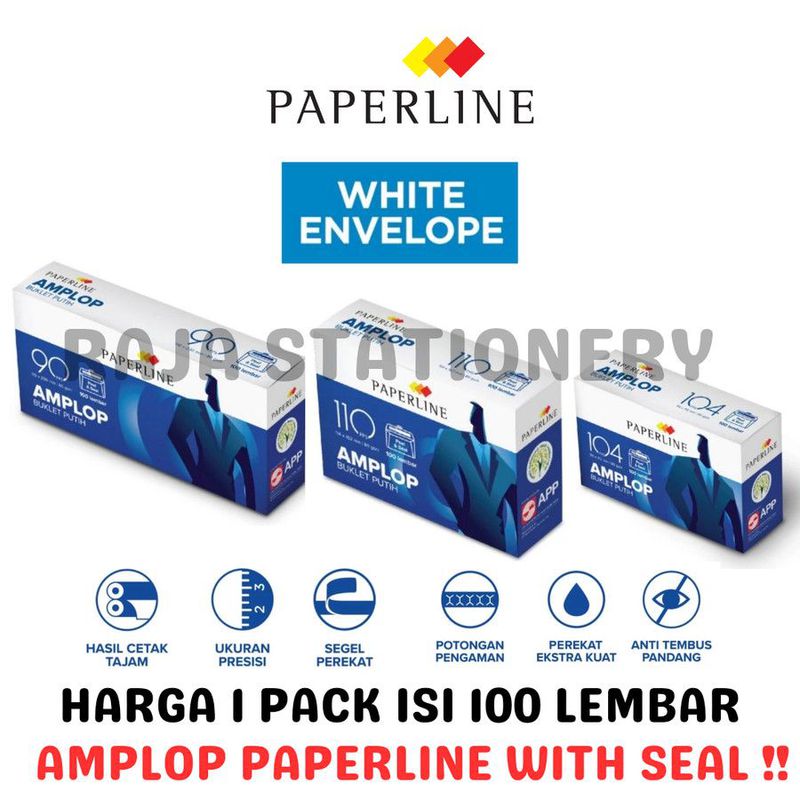 Amplop Putih Paperline - 104