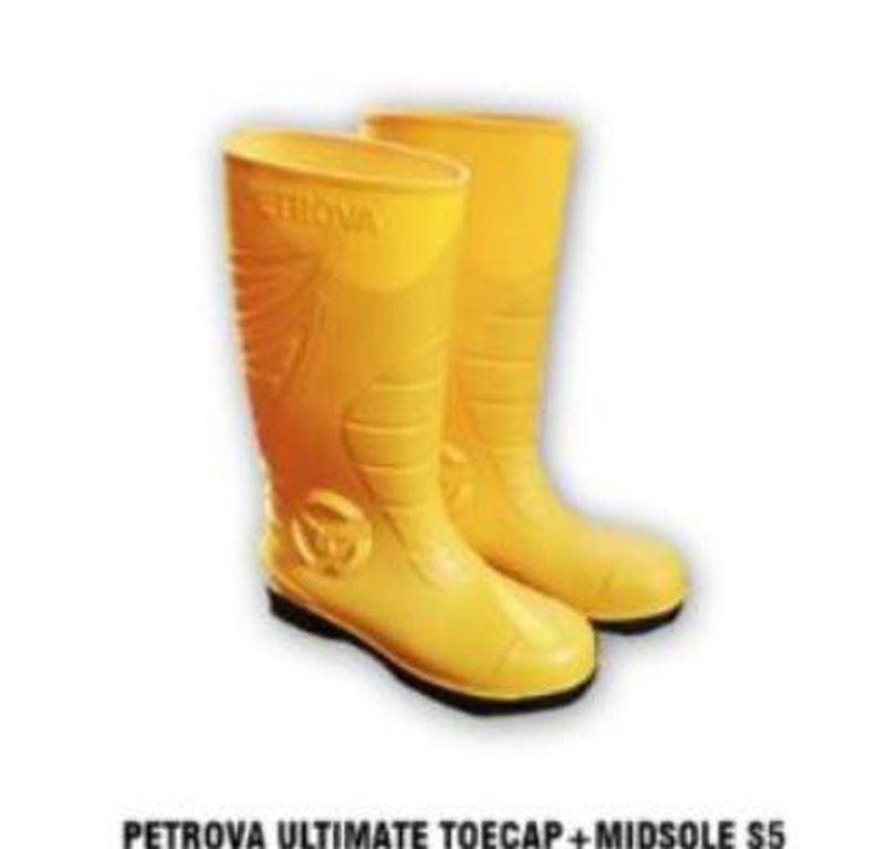 PETROVA SEPATU SAFETY BOOT / PETROVA ULTIMATE SAFETY BOOTS STEEL TOE PVC