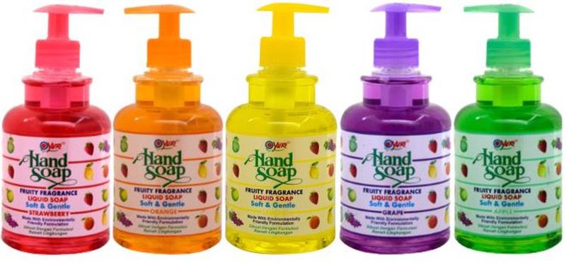 Hand Soap / Sabun Cuci Tangan Yuri Fruity Fragrance Botol Pump 410ml ...