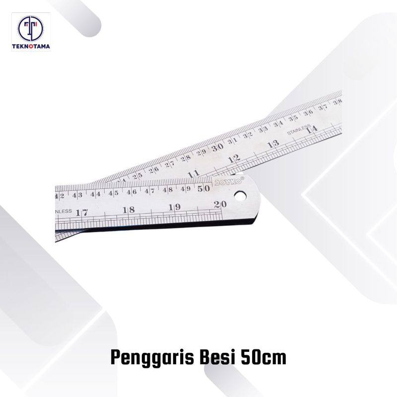 Penggaris Besi 50cm