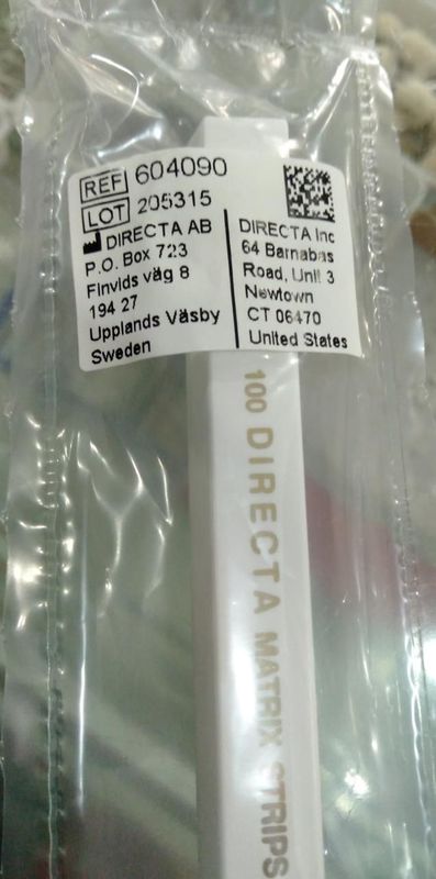 Celluloid strip / Matrix strip