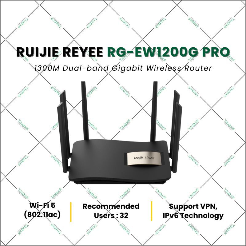 Ruijie Reyee RG-EW1200G PRO 1300M Dual-band Gigabit Wireless Router