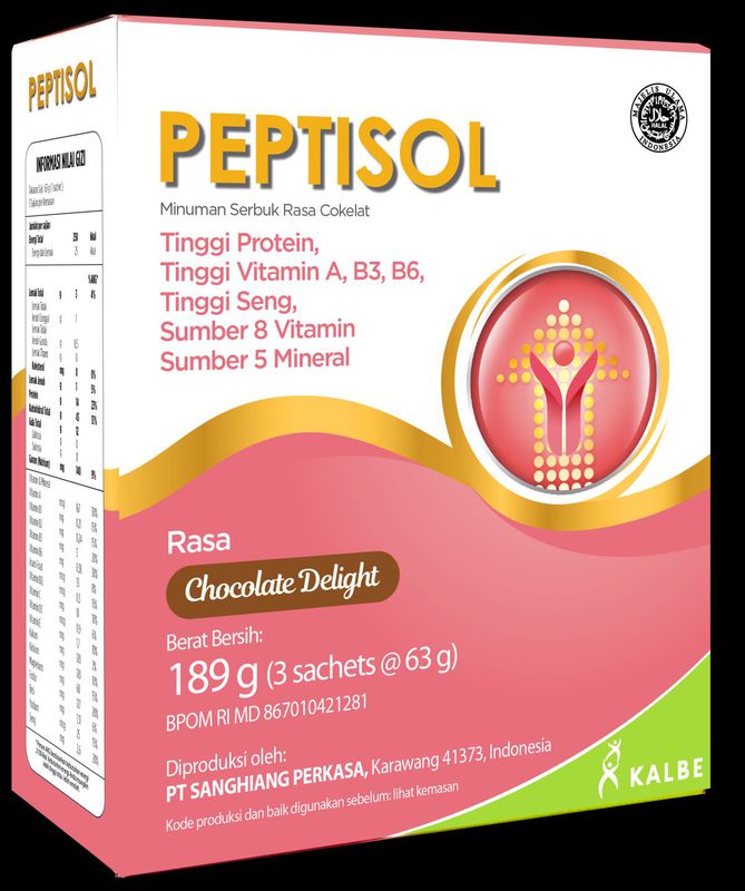 PEPTISOL COKLAT 180GR