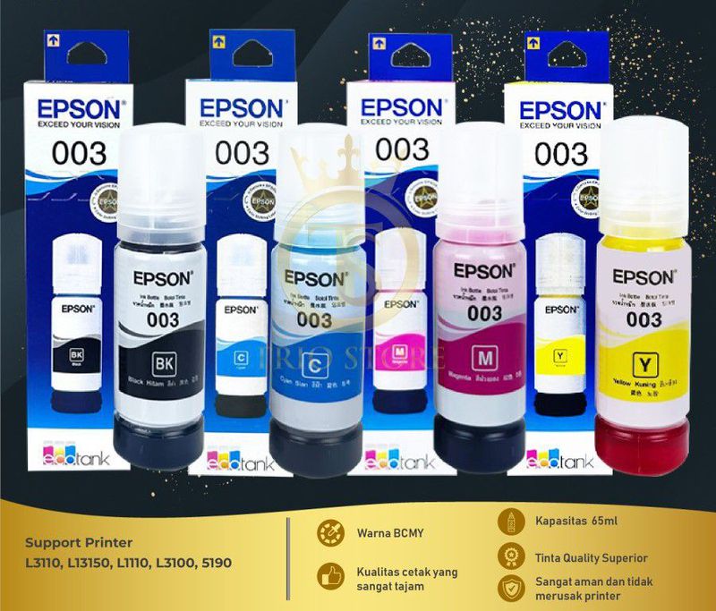 Tinta Printer Epson 003 Warna - Merah