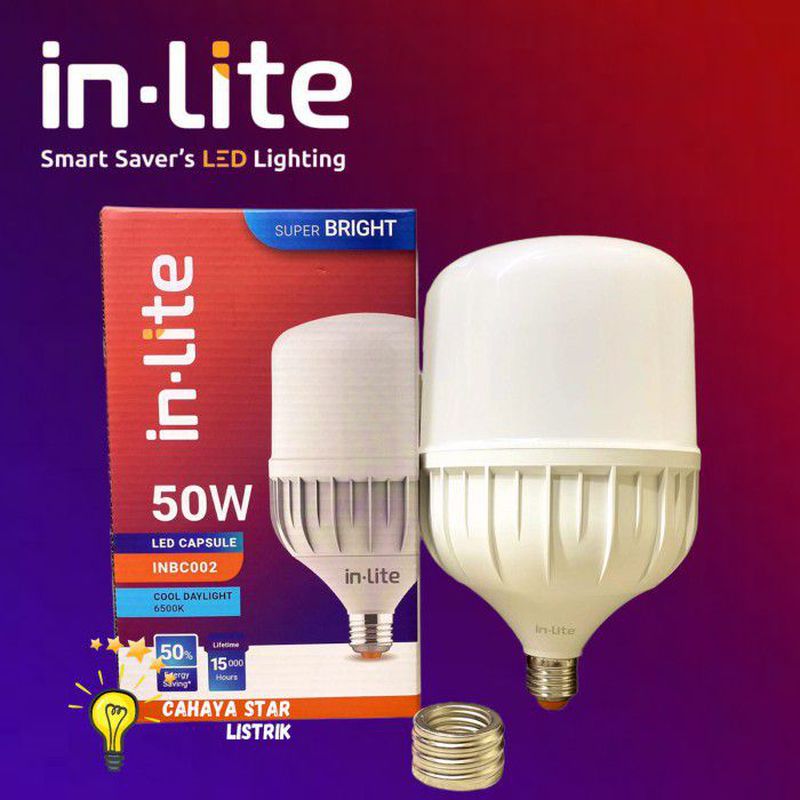 Lampu Listrik Inlite 50W Led Kapsul