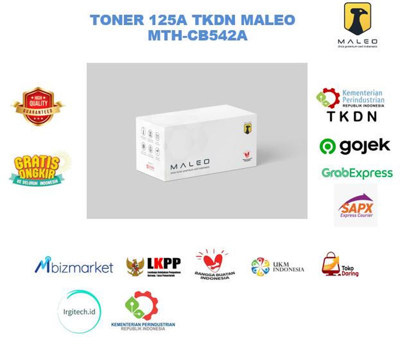 TONER 125A TKDN - MTH-CB542A - Warna Yellow Toner Cartridge for HP ...