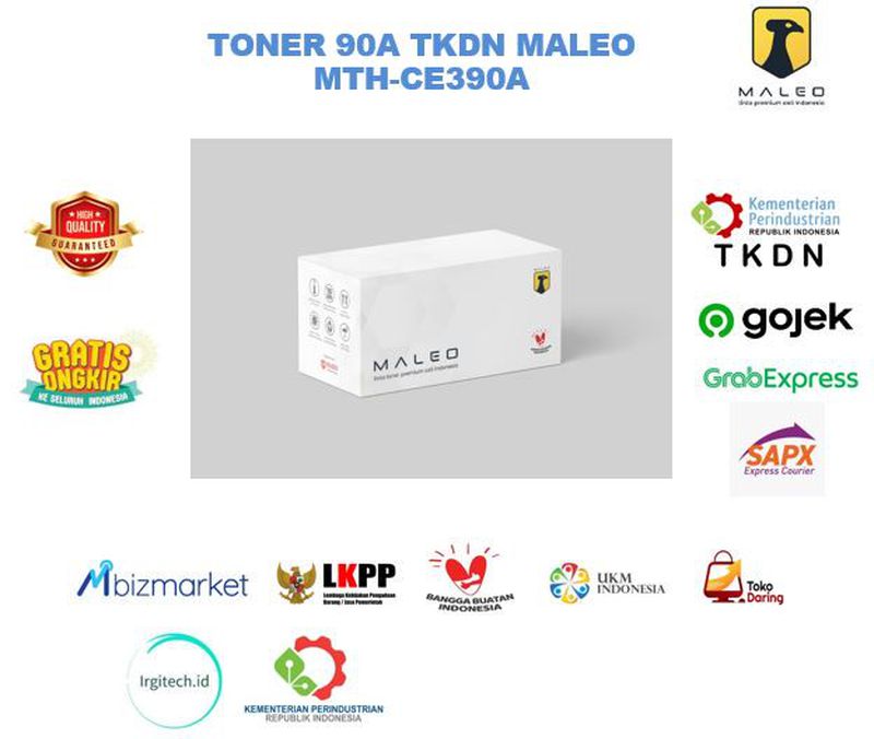 TONER 90A TKDN - MTH-CE390A - Untuk HP LaserJet Pro Enterprise M600, M601