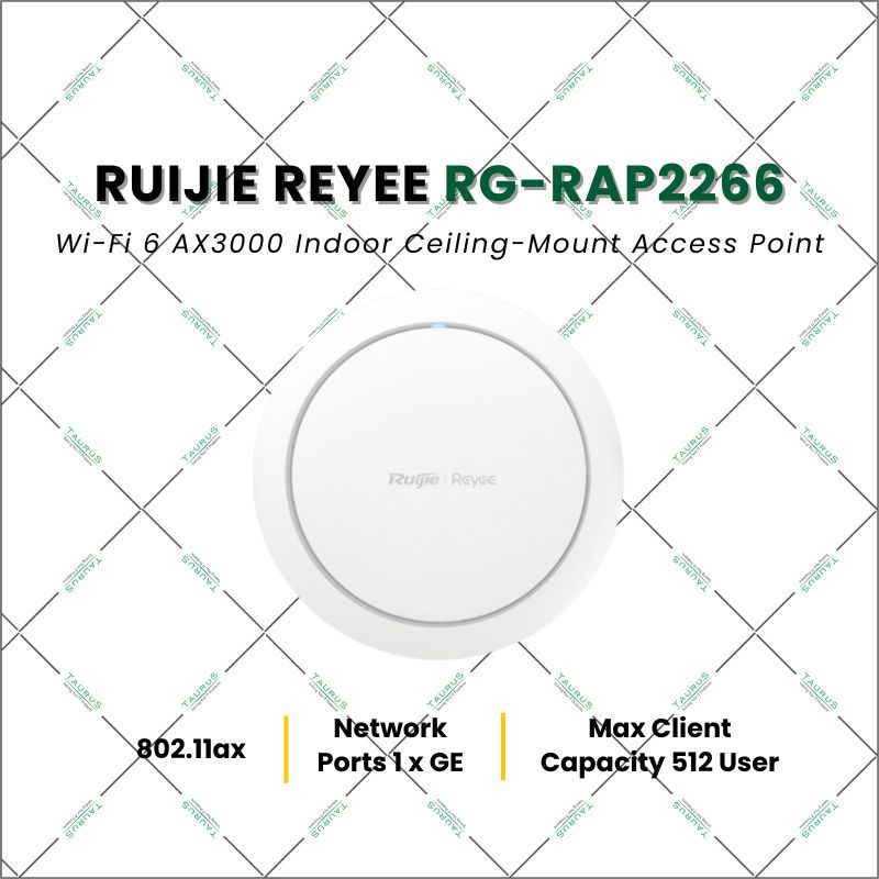 Ruijie Reyee RG-RAP2266 Reyee Wi-Fi 6 AX3000 Indoor Ceiling-Mount ...