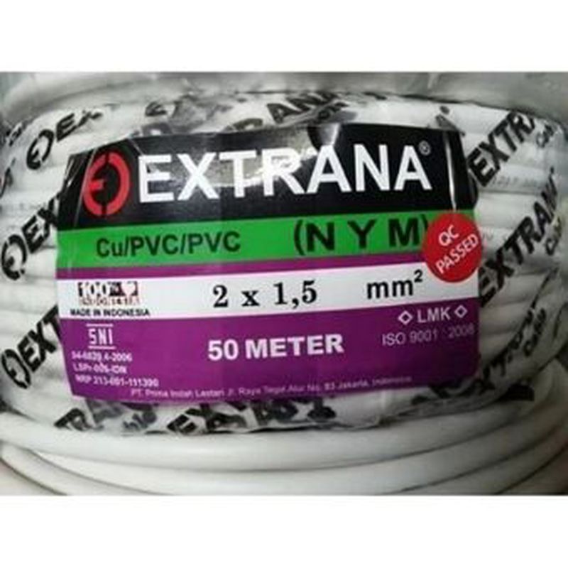 kabel listrik 50 mtr