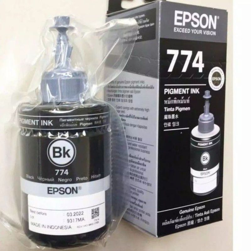 Tinta Printer EPSON Tinta T 774 Black