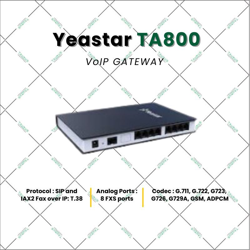 Yeastar 8 FXS VoIP Gateway TA800