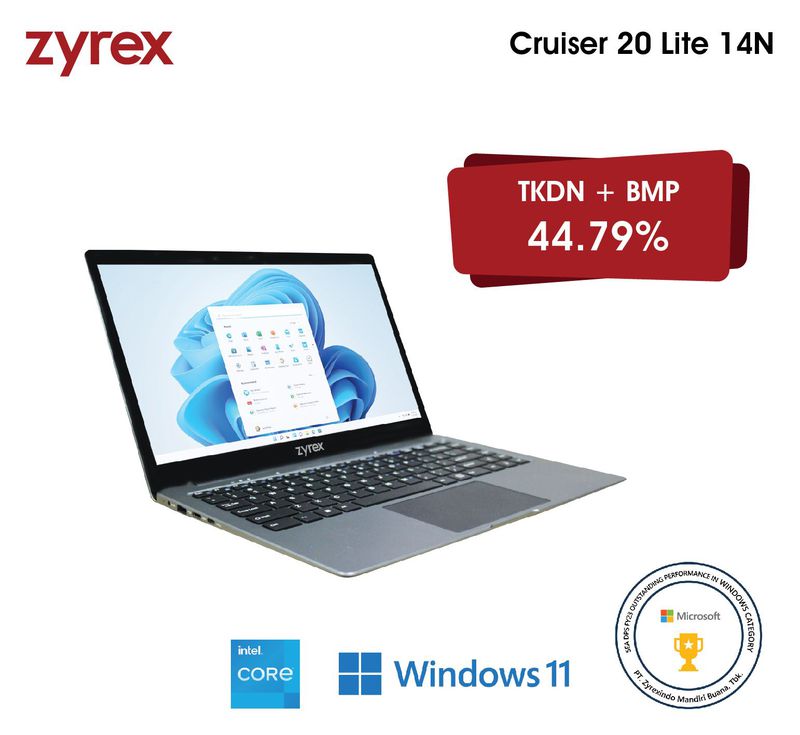 ZYREX NOTEBOOK CRUISER 20 1417H-8S5