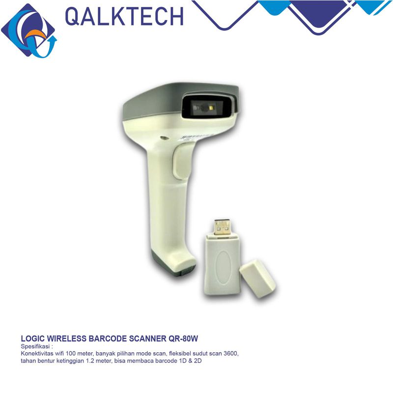 LOGIC WIRELESS BARCODE SCANNER QR-80W