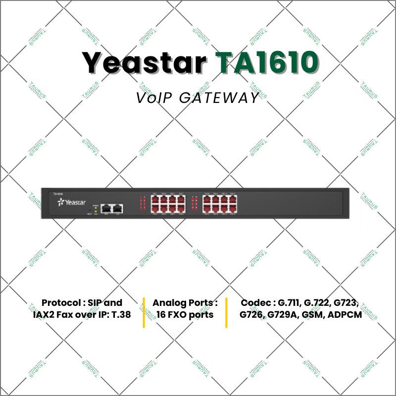 Yeastar TA1610 FXO 16 Port Voip Gateway