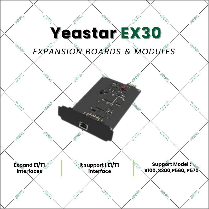 Yeastar EX30 Expansion Board for S100 and S300 IP-PBX