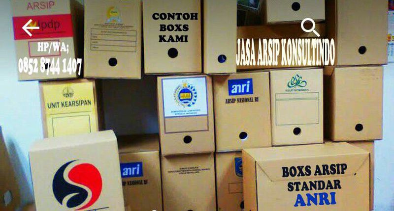 BOKS ARSIP BEBAS ASAM STANDAR ANRI - Putih