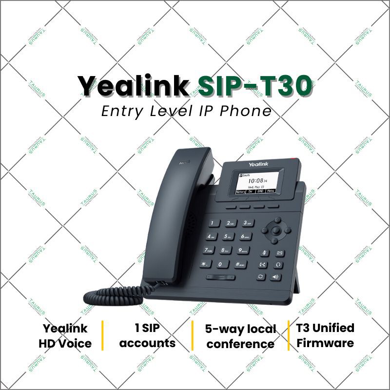 Yealink SIP-T30 HD Voice Entry Level IP Phone