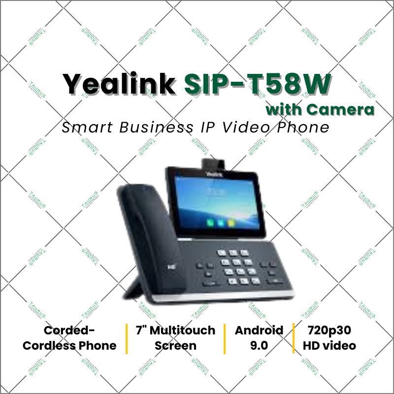 Yealink SIP-T58W with Camera Elite Desktop IP Video Phone