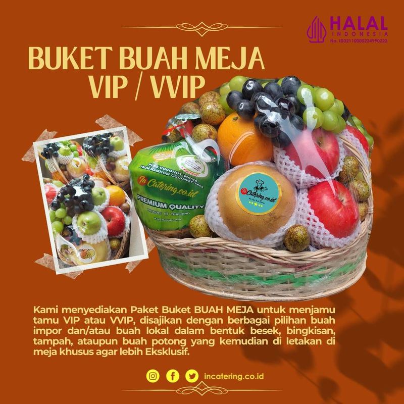 BUKET BUAH Meja VIP / VVIP
