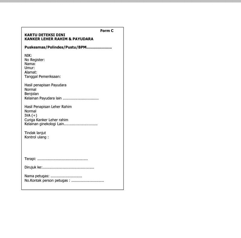 Kartu iva dan sadanis Pus Sleman