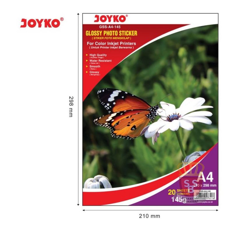 KERTAS STICKER JOYKO A4 145 GRAM