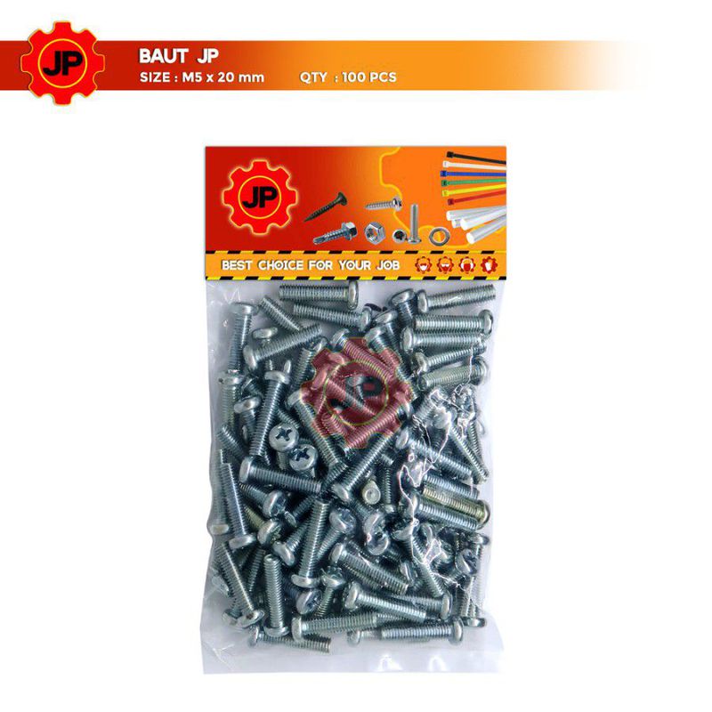 BAUT JP M 5 x 20 MM - SEKRUP SKRUP BAUT JP 5x20 M5 x 20