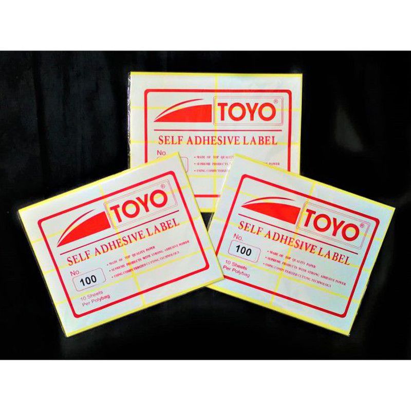 Label Nama Sticker Tempel No. 100