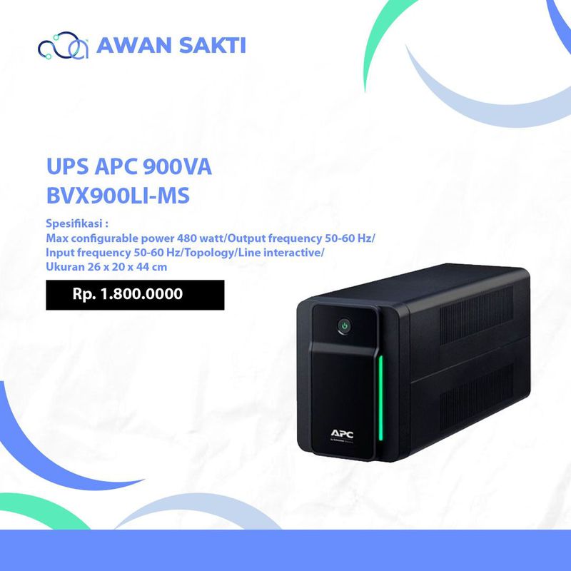 UPS APC 900VA BVX900LI-MS