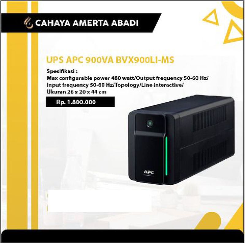 UPS APC 900VA BVX900LI-MS
