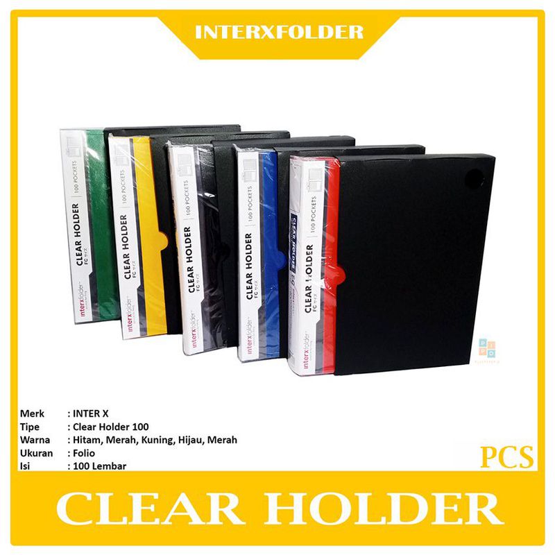Clear Hoder isi 100 sheet