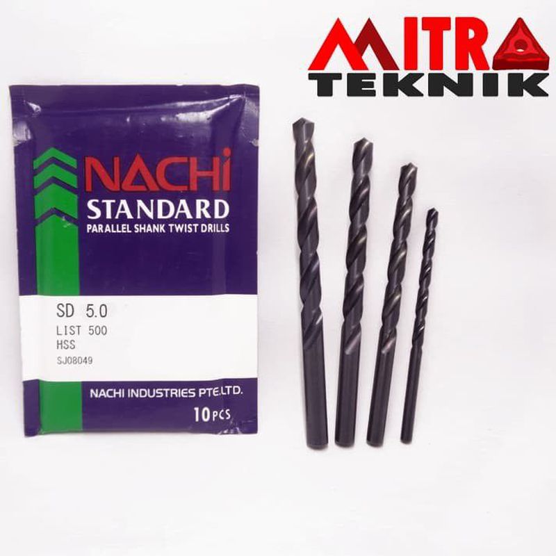 Mata Bor Nachi Set Mata Bor Shank Lurus Tipe HSS mm 1set(25pcs)