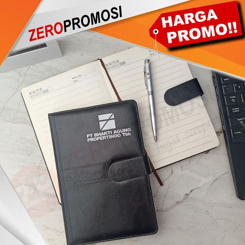 Souvenir Buku Agenda Notebook Kulit AGK-02 Exclusive