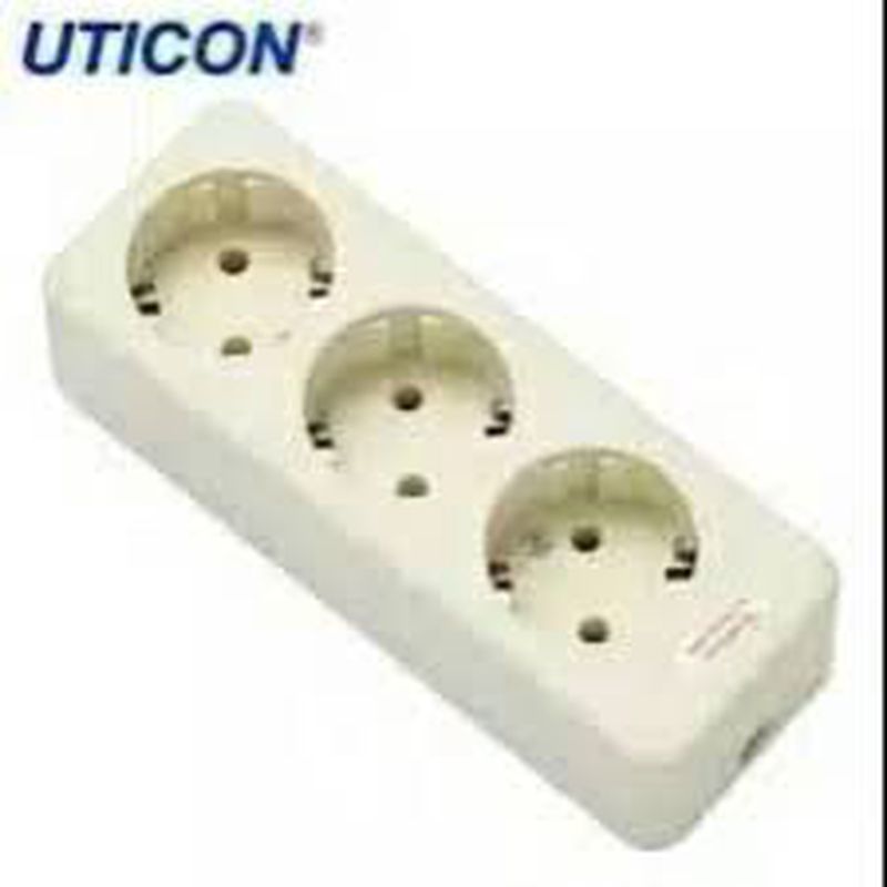 stop kontak uticon 3 lubang