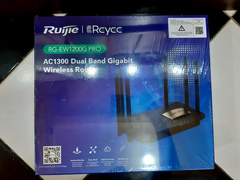 RUIJIE REYEE RG-EW1200G PRO AC1300 DUAL-BAND GIGABIT WIRELESS ROUTER
