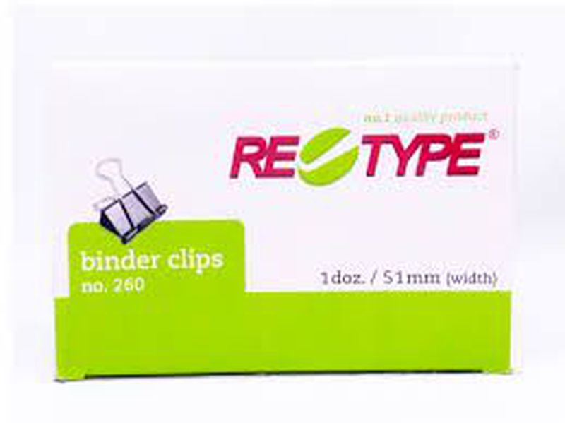 Binder Clip No.260 Retype