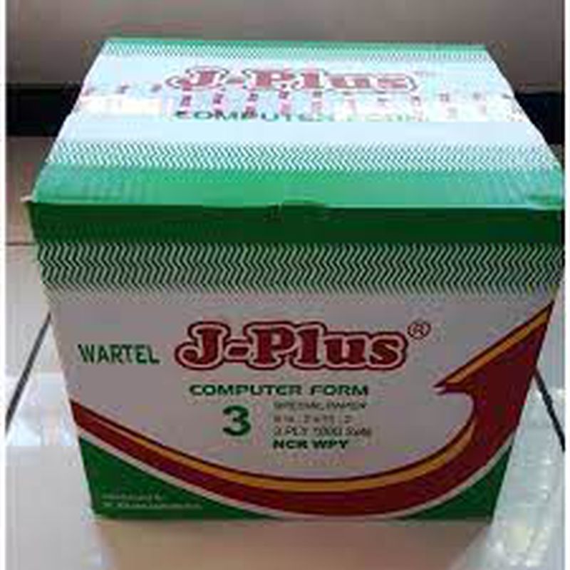 Kertas Continuous Form / NCR J-Plus - NCR 9,5x13 4Ply