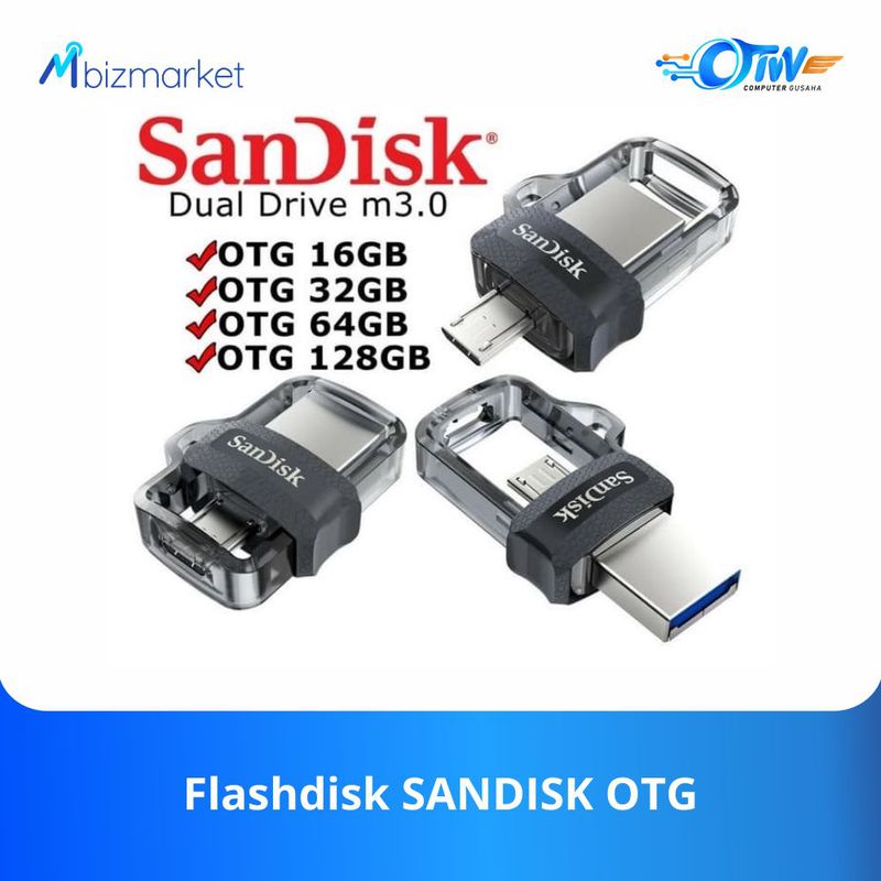 Flashdisk SANDISK 128gb OTG USB 3.0 (micro)