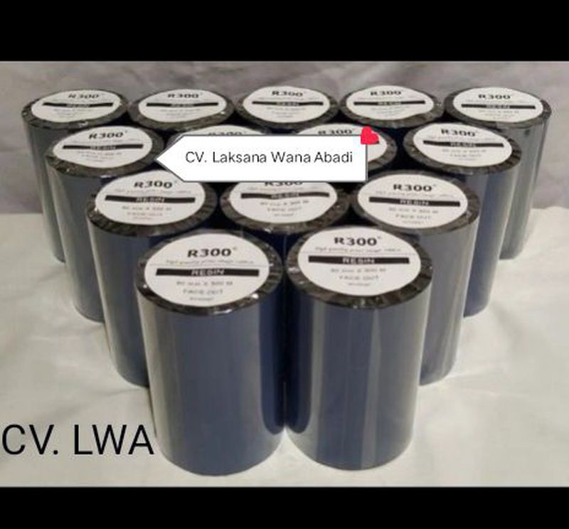 RIBBON BARCODE R300 FULL RESIN R300 HIGH PREMIUM 90 MM X 300 M