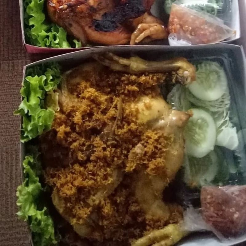 PAKET AYAM GORENG DAN BAKAR