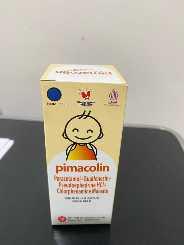Pimacolin Milk Syrup 60 ml