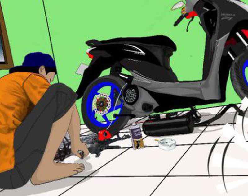Pemeliharaan / Perawatan Kendaraan Bermotor Roda 2 Berat
