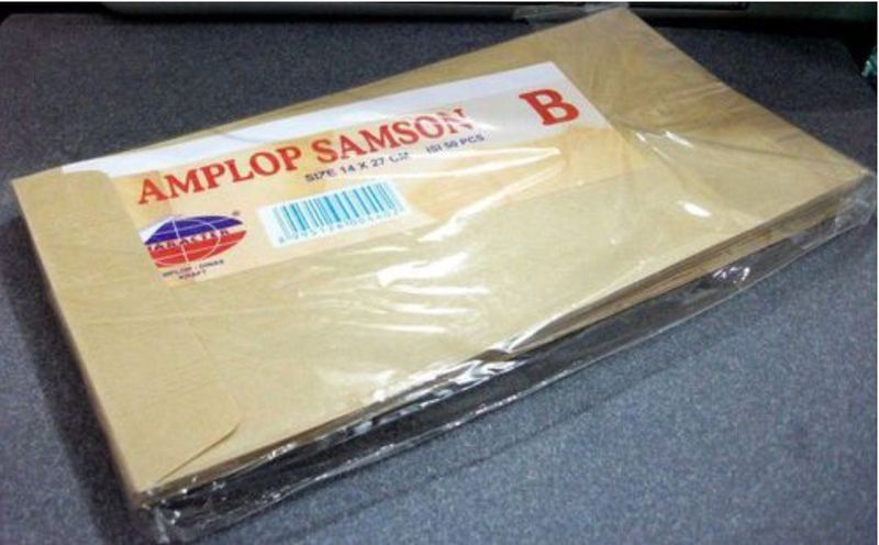 AMPLOP SAMSON COKLAT - E