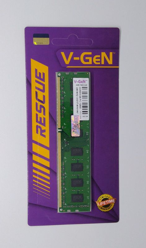 V-GeN RAM DDR3/DDR3L 8GB 12800 RESCUE LongDimm - Memory RAM PC VGEN ...