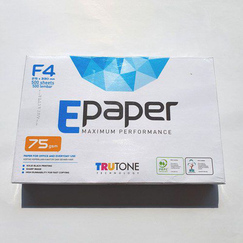 KERTAS HVS EPAPER F4 75gram