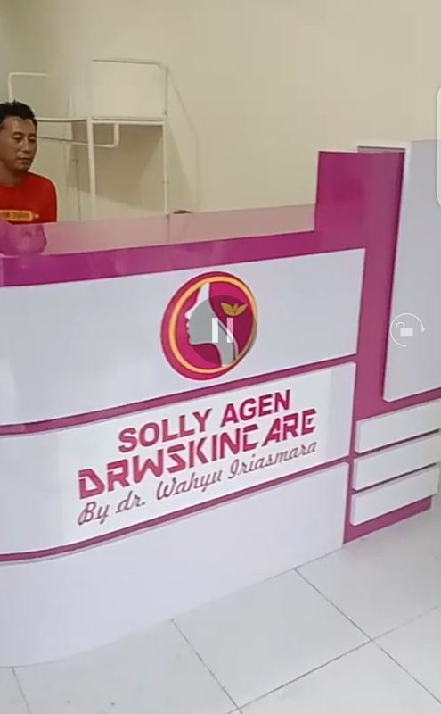 Meja Resepsionis/ Meja Customer Service - Variasi Warna Dan Ukuran